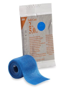 SCOTCHCAST Scotchcast Softcast 5cmx3.65m blau 10 Stk | Sun Store Apotheke