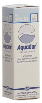 AQUADUR bandelette dureté d'eau 0°d-25°d 100 pce | Pharmacie Sun Store