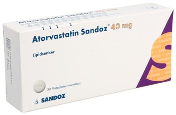 ATORVASTATINE Sandoz Filmtabl 40 mg Blist 30 Stk | Sun Store Apotheke