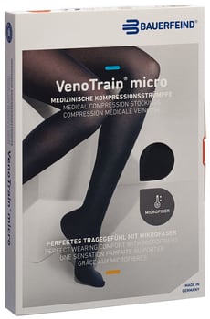 Bauerfeind VenoTrain Micro CCL2 AG L normal/short pied ouvert bande ...