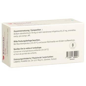 BINOSTO Brausetabl 70 mg Btl 12 Stk | Sun Store Apotheke