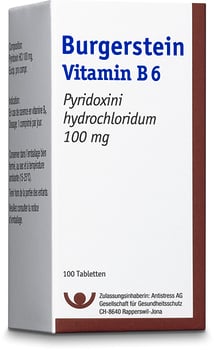 BURGERSTEIN Vitamin B6 Filmtabl 100 mg Ds 100 Stk | Sun Store Apotheke