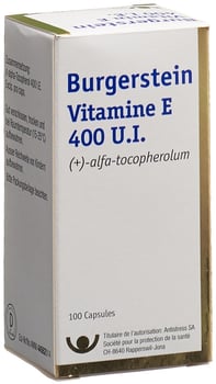BURGERSTEIN Vitamin E Weichkaps 400 IE Ds 100 Stk | Sun Store Apotheke