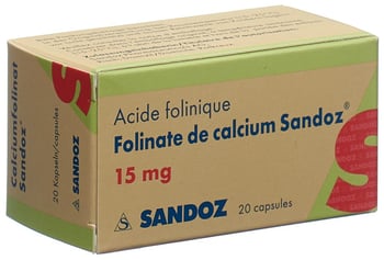 FOLINATE DE CALCIUM Sandoz Kaps 15 mg Ds 20 Stk | Sun Store Apotheke