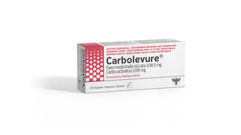 Carbolevure caps adult blist 20 pce | Pharmacie Sun Store
