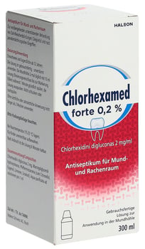 CHLORHEXAMED forte Lös 0.2 % Petfl 300 ml | Sun Store Apotheke