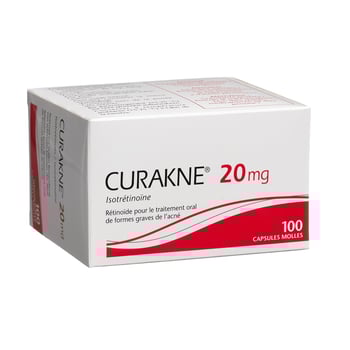 CURAKNE caps moll 20 mg blist 100 pce | Pharmacie Sun Store