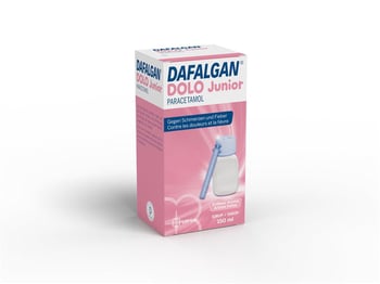 DAFALGAN Dolo Junior sirop 30 mg/ml avec pipette de dosage fl 150 ml ...