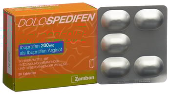 DOLO-SPEDIFEN Tabl 200 mg Blist 20 Stk | Sun Store Apotheke