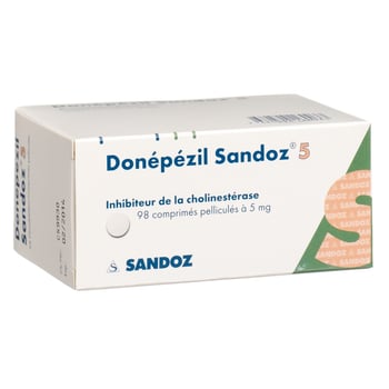 DONEPEZIL Sandoz cpr pell 5 mg blist 98 pce | Pharmacie Sun Store