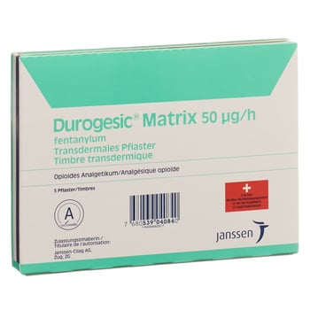 DUROGESIC Matrixpfl 50 mcg/h Btl 5 Stk | Sun Store Apotheke