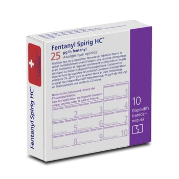 FENTANYL Spirig HC Matrixpfl 25 mcg/h Depotpflaster Btl 10 Stk | Sun ...