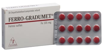 FERRO-GRADUMET Depottabl Blist 30 Stk | Sun Store Apotheke