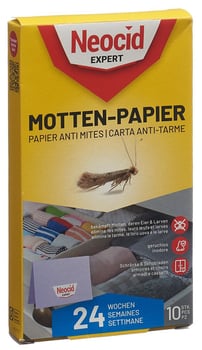 Neocid EXPERT Motten-Papier 10 Stk | Sun Store Apotheke