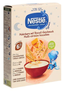 NESTLE Baby-Brei Pyjama Mehrkorn mit Biscuit-Geschmack 6 Monate 160 g ...