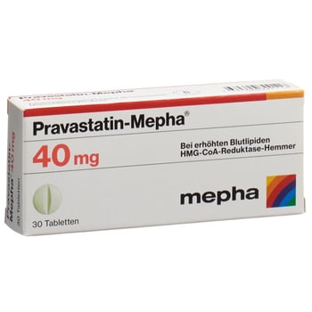 PRAVASTATINE Mepha Tabl 40 mg Blist 30 Stk | Sun Store Apotheke
