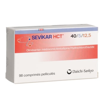 SEVIKAR HCT Filmtabl 40/5/12.5 mg Blist 98 Stk | Sun Store Apotheke