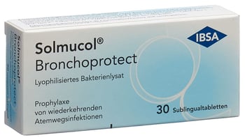 SOLMUCOL Bronchoprotect Subling Tabl Blist 30 Stk | Sun Store Apotheke