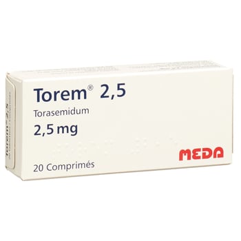 TOREM cpr 2.5 mg blist 20 pce | Pharmacie Sun Store