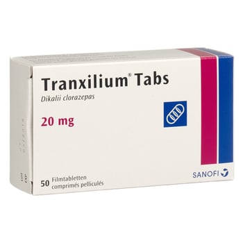 TRANXILIUM Tabs Filmtabl 20 mg Blist 50 Stk | Sun Store Apotheke