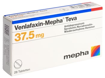VENLAFAXINE Mepha Teva Tabl 37.5 mg Blist 28 Stk | Sun Store Apotheke