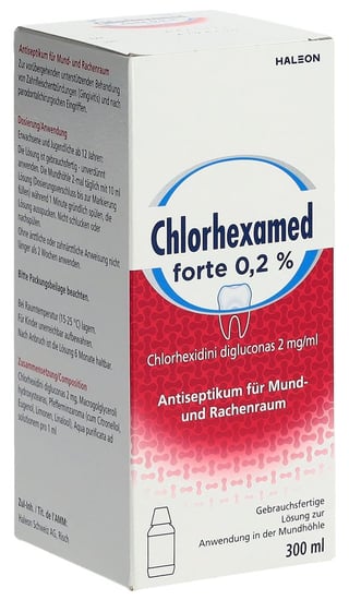CHLORHEXAMED forte Lös 0.2 % Petfl 300 ml | Sun Store Apotheke