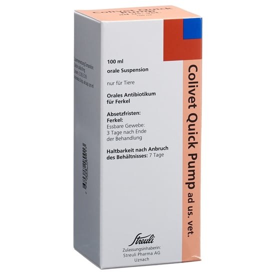 COLIVET Quick Pump susp ad us. vet. dist 100 ml | Pharmacie Sun Store
