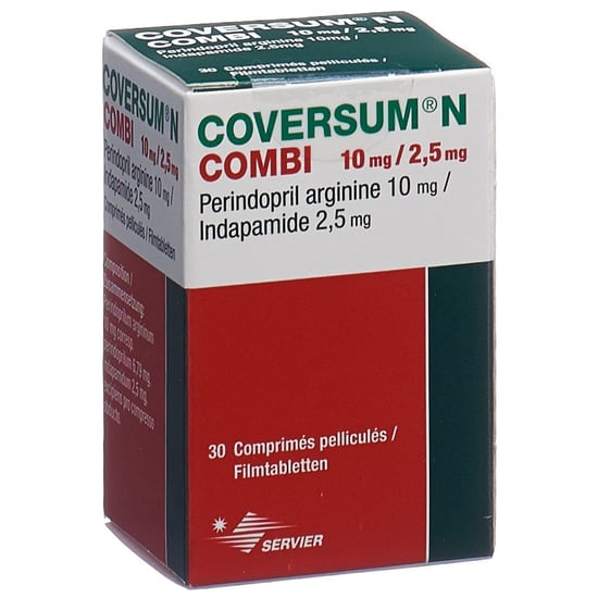 COVERSUM N Combi Filmtabl 10/2.5 mg Ds 30 Stk | Sun Store Apotheke