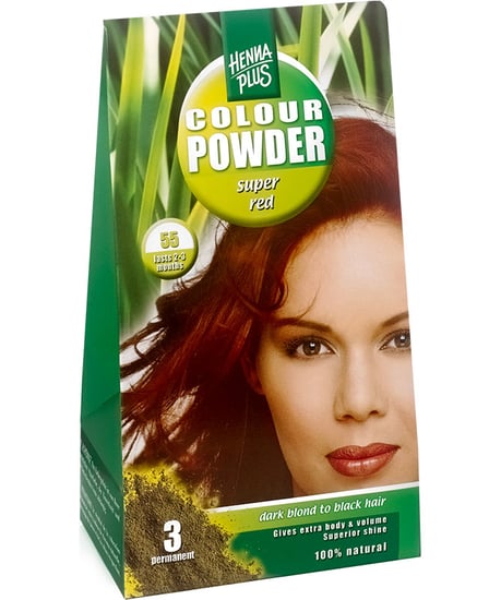 HENNA Colour Powder Plv 55 super rot 100 g | Sun Store Apotheke