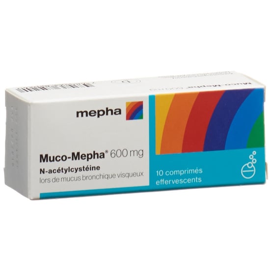 MUCO Mepha Brausetabl 600 mg Ds 10 Stk | Sun Store Apotheke