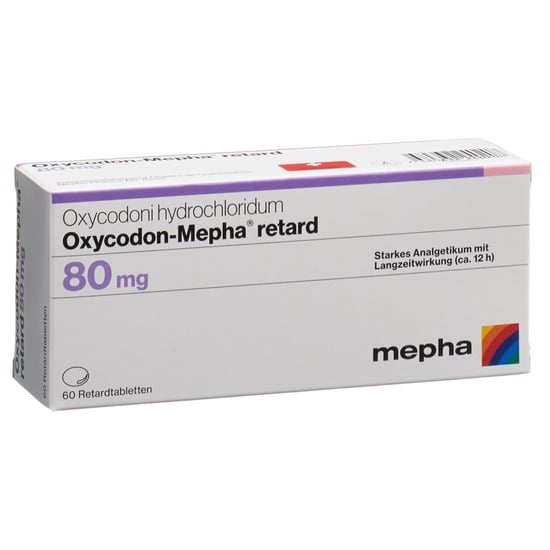 OXYCODONE Mepha Ret Tabl 80 mg Blist 60 Stk | Sun Store Apotheke