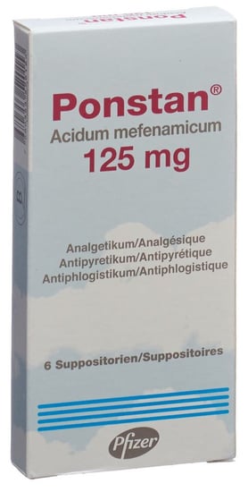 Ponstan Supp 125 mg Kind Blist 6 Stk | Sun Store Apotheke