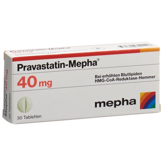 PRAVASTATINE Mepha Tabl 40 mg Blist 30 Stk | Sun Store Apotheke