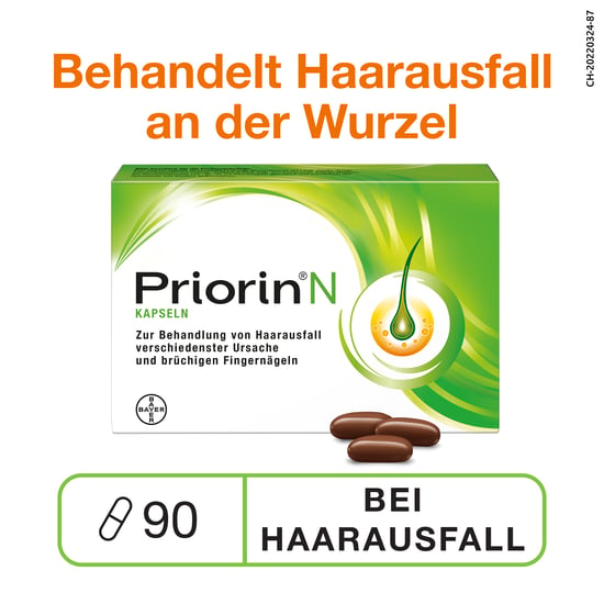 PRIORIN N Kaps Blist 90 Stk | Sun Store Apotheke