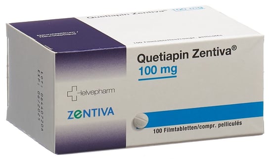 QUETIAPINE Zentiva Filmtabl 100 mg Blist 100 Stk | Sun Store Apotheke