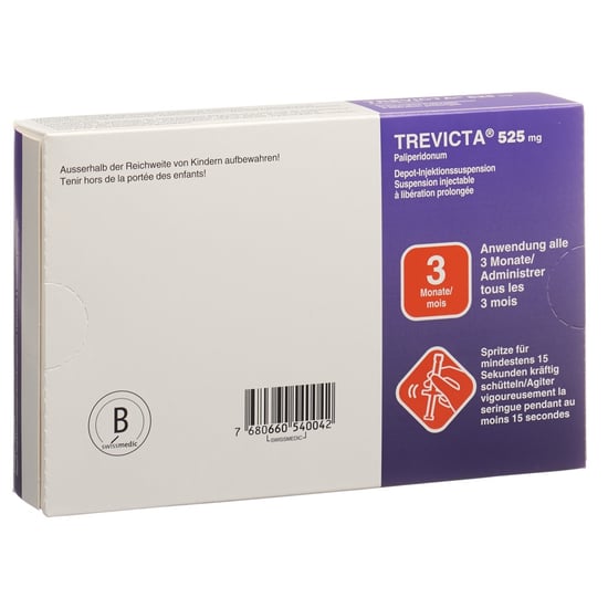 TREVICTA Inj Susp 525 mg/2.625ml Fertspr 2.625 ml | Sun Store Apotheke