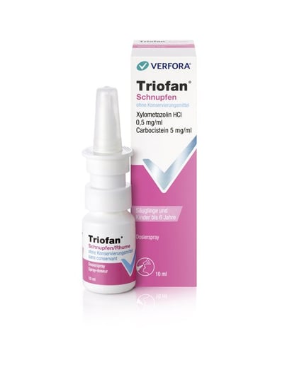 TRIOFAN Rhume sans conservant spray doseur pour petits enfants et ...