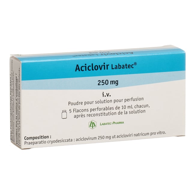 ACICLOVIR Labatec Trockensub 250 mg Durchstf 5 Stk | Sun Store Apotheke