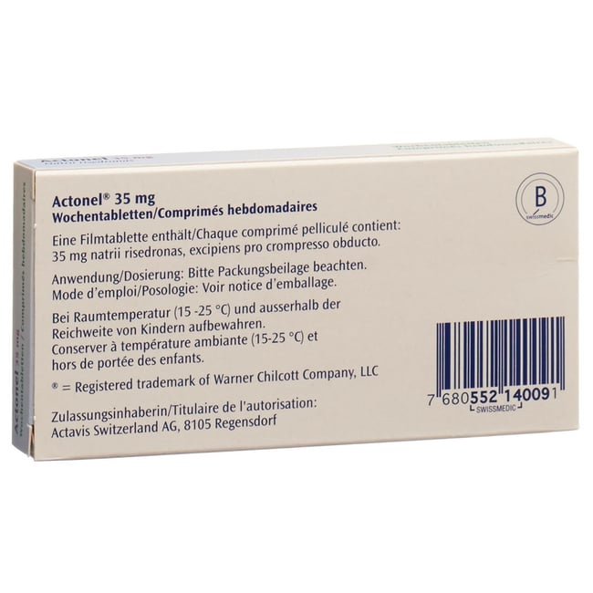 ACTONEL Wochentabletten Filmtabl 35 mg Blist 4 Stk | Sun Store Apotheke