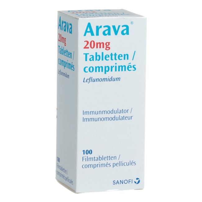 Arava Filmtabl 20 mg Ds 100 Stk | Sun Store Apotheke