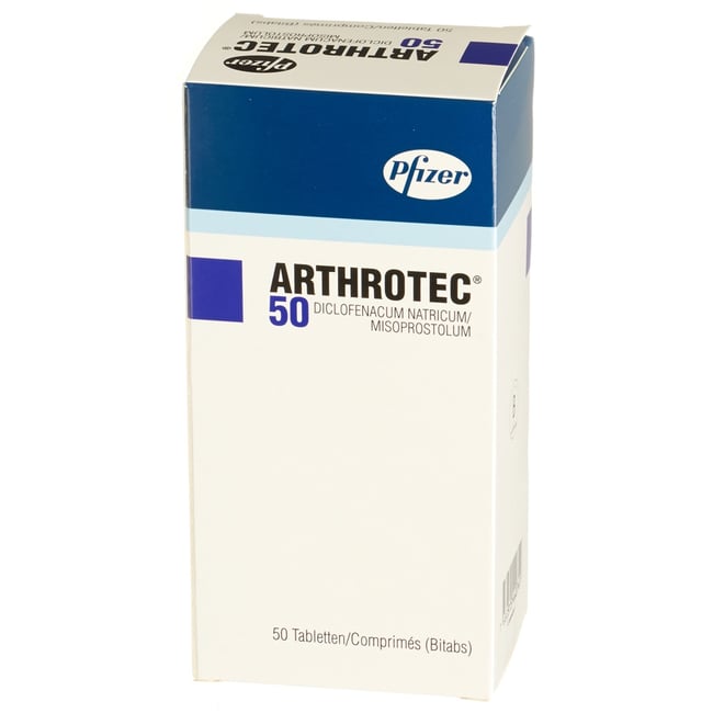 ARTHROTEC Tabl 50 mg Blist 50 Stk | Sun Store Apotheke