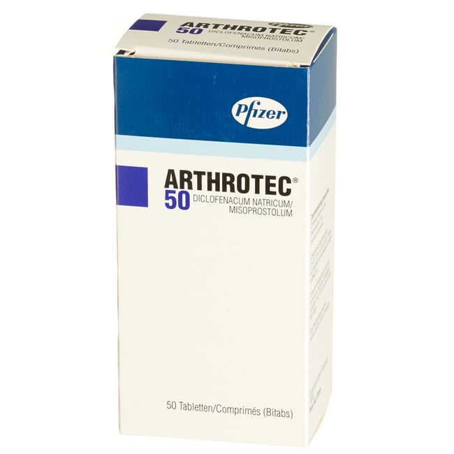 ARTHROTEC Tabl 50 mg Blist 50 Stk | Sun Store Apotheke