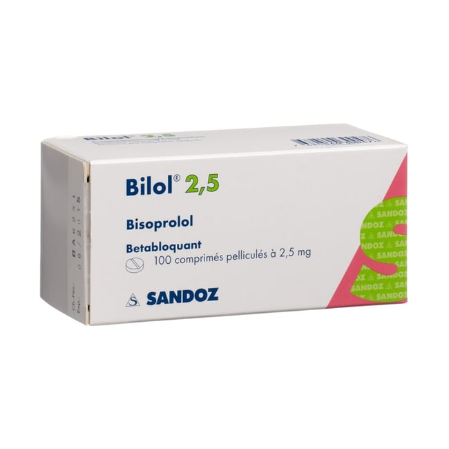 BILOL Filmtabl 2.5 mg Blist 100 Stk | Sun Store Apotheke