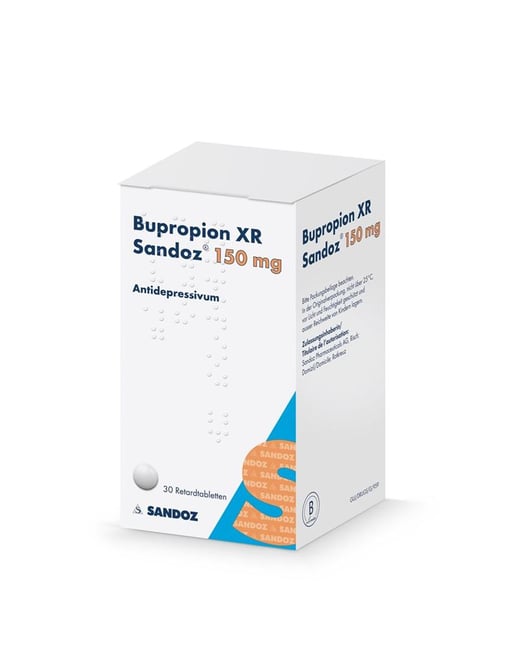 BUPROPION XR Sandoz cpr ret 150 mg bte 30 pce | Pharmacie Sun Store