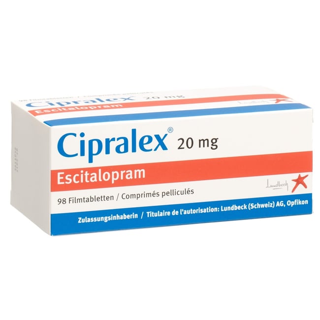 CIPRALEX Filmtabl 20 mg Blist 98 Stk | Sun Store Apotheke