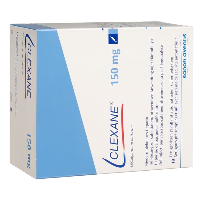 CLEXANE Inj Lös 150 mg/ml Fertspr 1 ml | Sun Store Apotheke