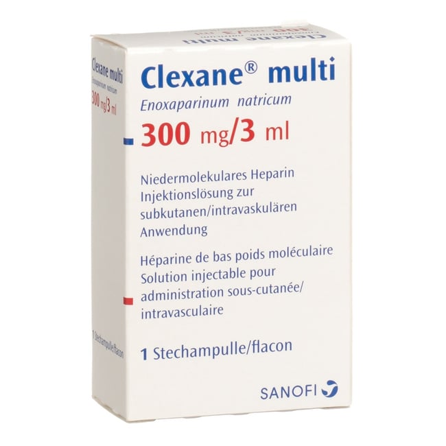 CLEXANE sol inj 300 mg/3ml flac 3 ml | Pharmacie Sun Store