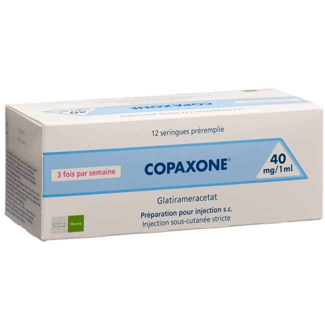 COPAXONE Inj Lös 40 mg/ml Fertigspritze Fertspr 1 ml | Sun Store Apotheke