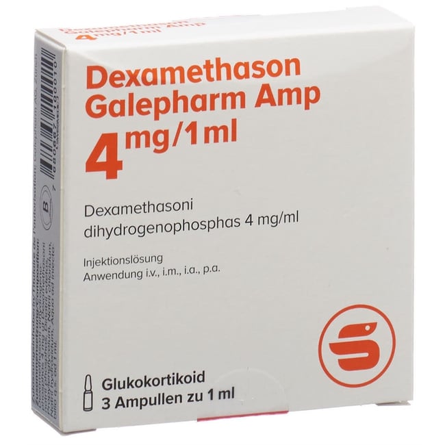 DEXAMETHASONE Galepharm Amp sol inj 4 mg/ml amp 1 ml | Pharmacie Sun Store