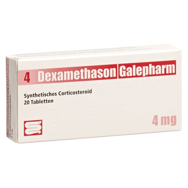 DEXAMETHASONE Galepharm cpr 4 mg blist 20 pce | Pharmacie Sun Store